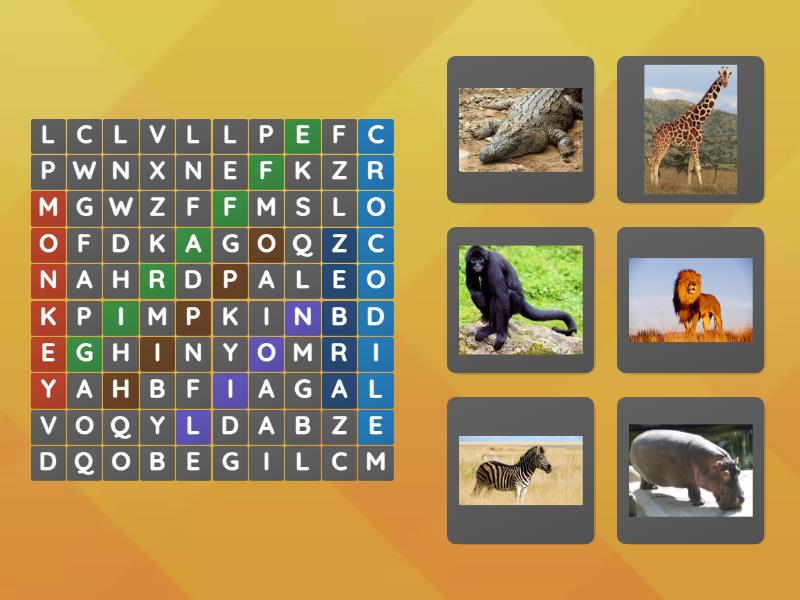 Unit 8 Lesson 4 - Wordsearch