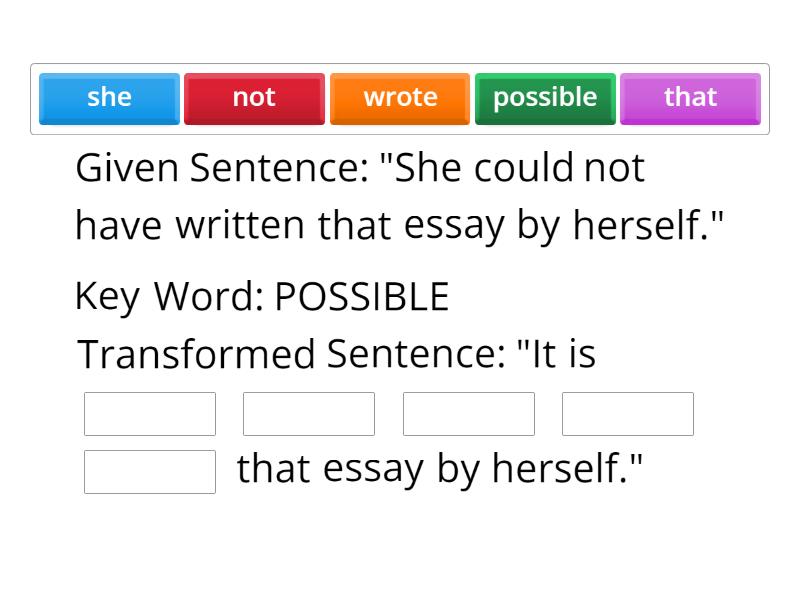 RUE 4 Proficiency 1 50 learning opportunities - Complete the sentence