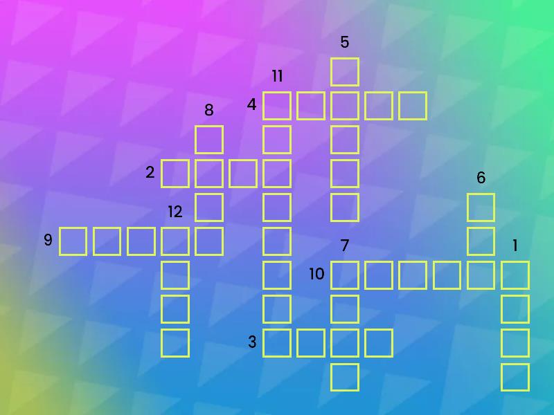 PRE A1 - 3B: Describing people - Crossword