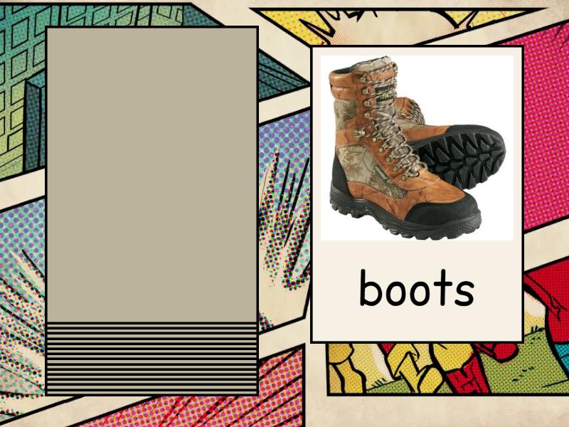 Clothes - Speaking cards