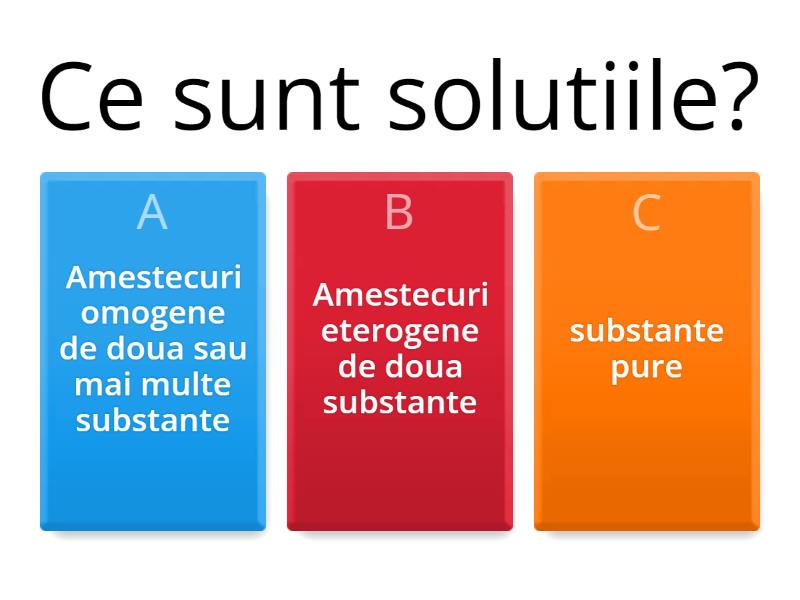Solutii - Quiz