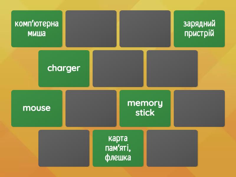 English File Intermediate 4th ed Unit 9B - Matching pairs