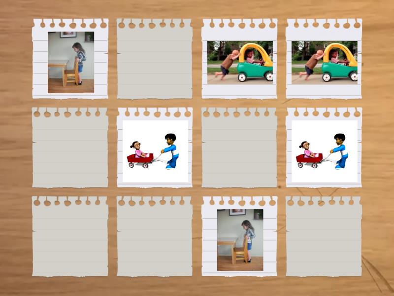 Push and Pull Matching Pairs - Parejas