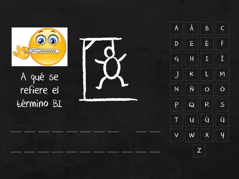 Ahorcado de Business Intelligence - Hangman