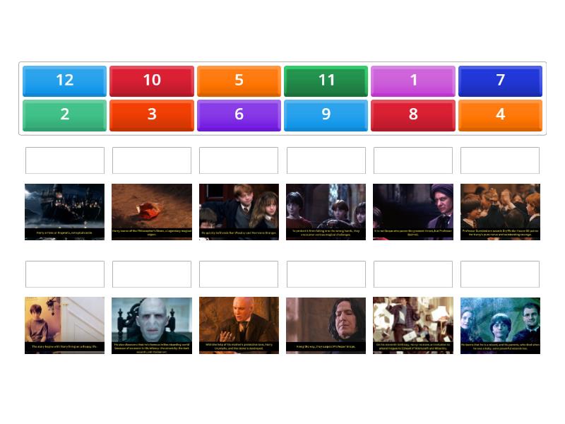 Sequencing: Rearrange the storyline - Match up