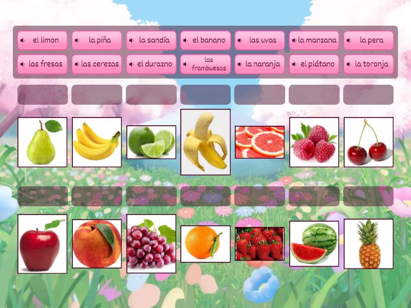 Frutas - Match up