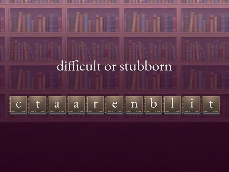 Latin bases tract, cred, rupt - Anagram