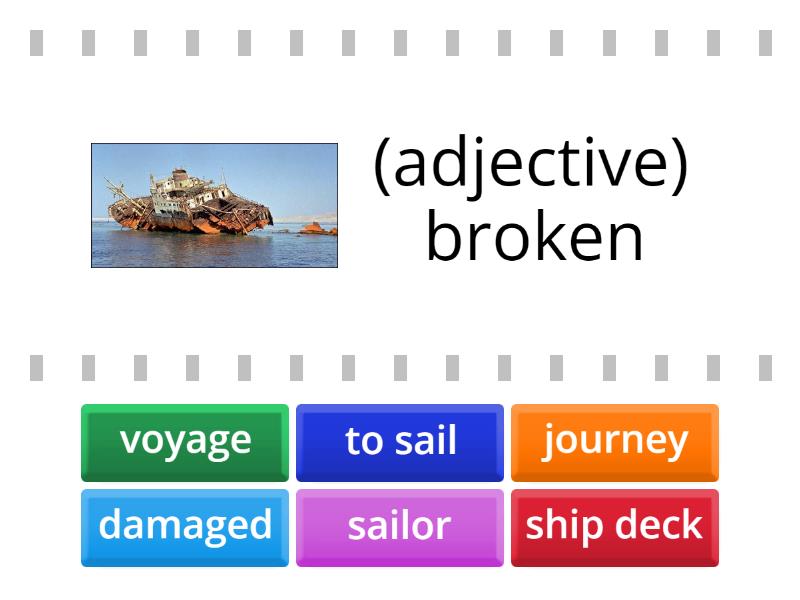 Famous Explorers vocabulary - Find the match