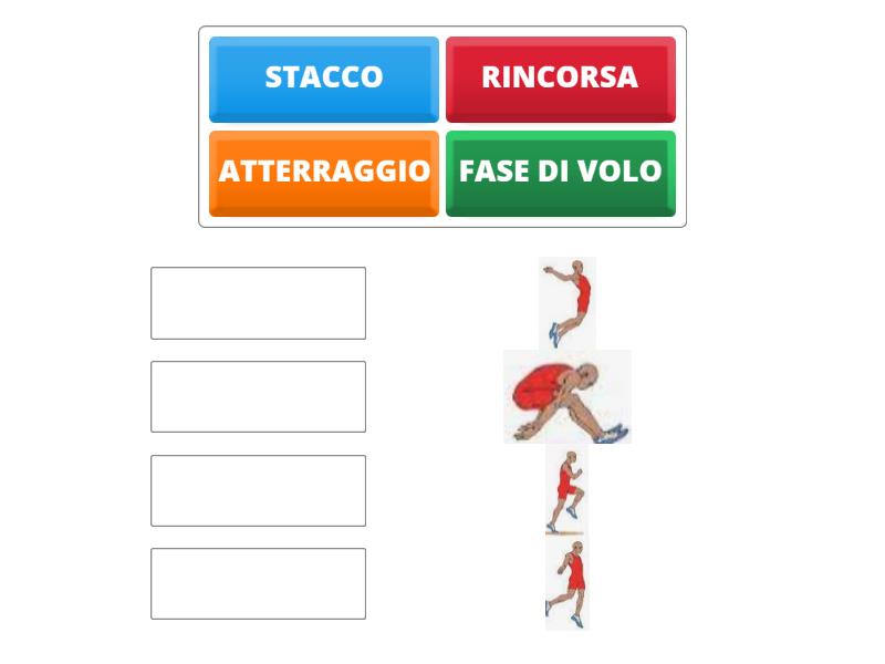 LE FASI DEL SALTO IN LUNGO - Match up LE FASI DEL SALTO IN LUNGO - Match up