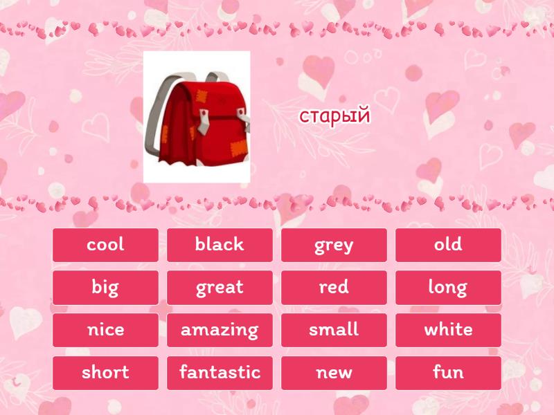 AS2 U3 adjectives - Find the match