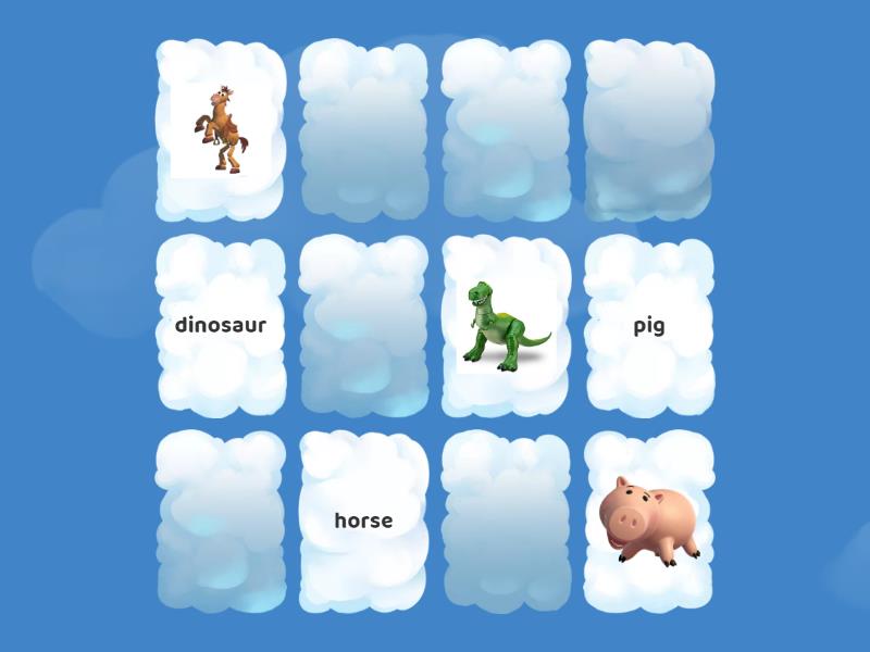 Toy story english matching - Matching pairs