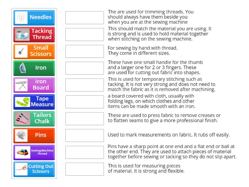 S1 Textiles - Equipment - Match up