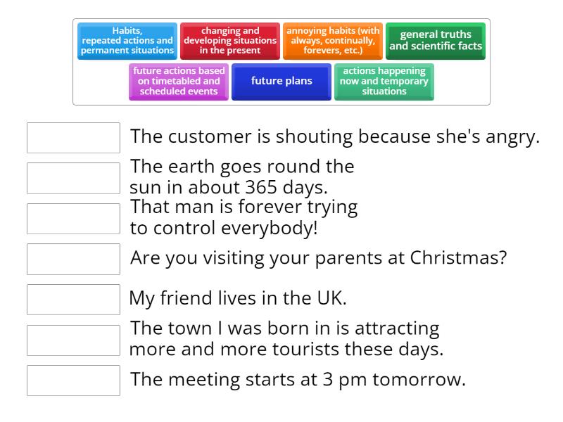 Unit 1 - Lesson 5 - Warm up - Present simple & Present continuous ...