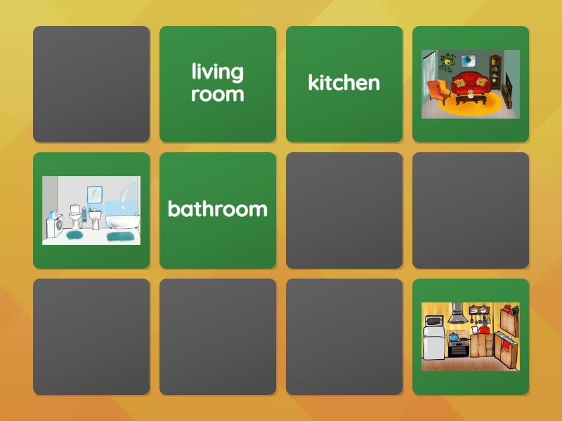 House rooms - Matching pairs