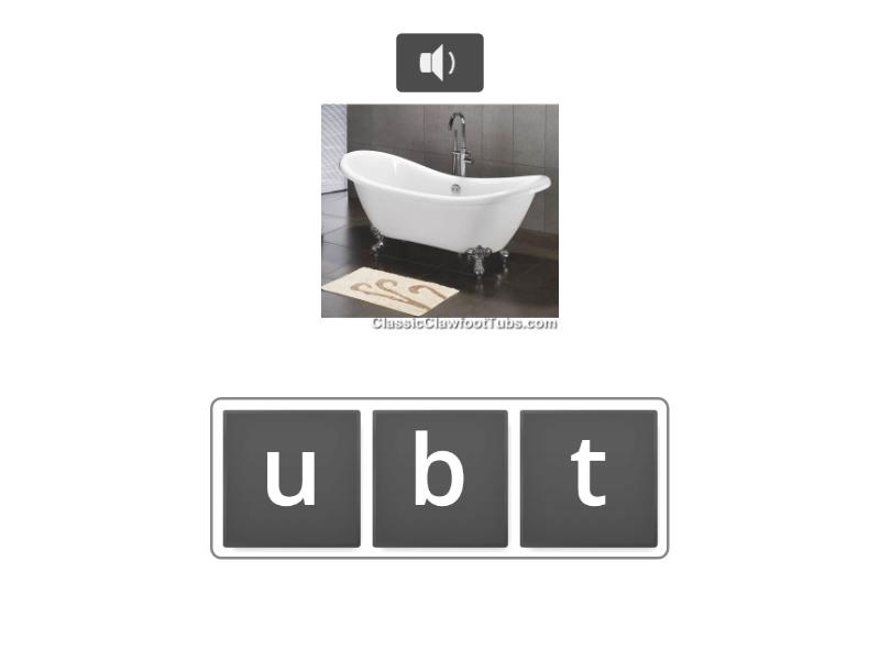 Short u words - Anagram