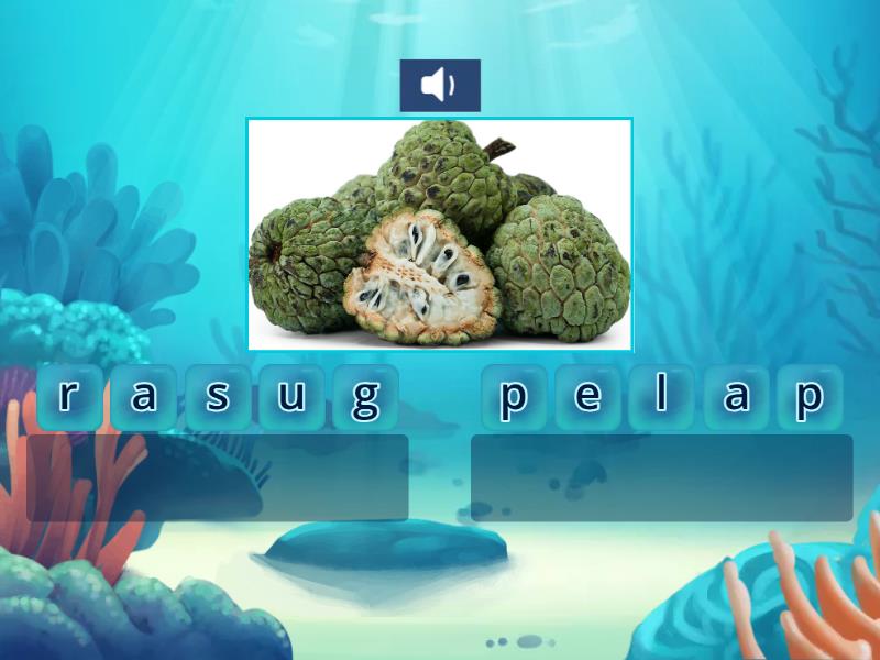 Fruits and Vegetables - Anagram