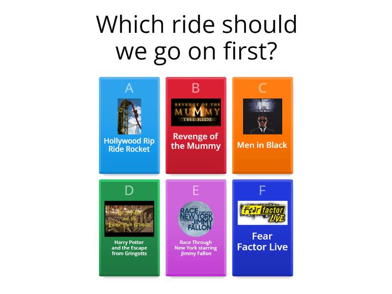 Universal Studios - Quiz