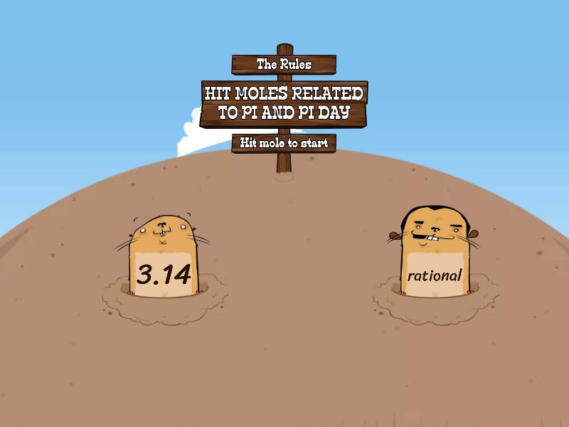 PI DAY - Whack-a-mole
