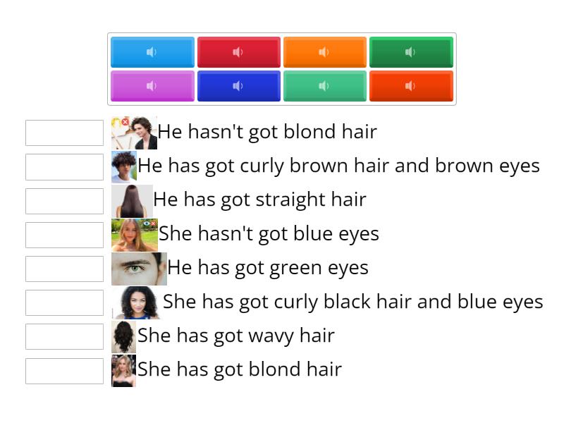 Appearances listening practice - Match up