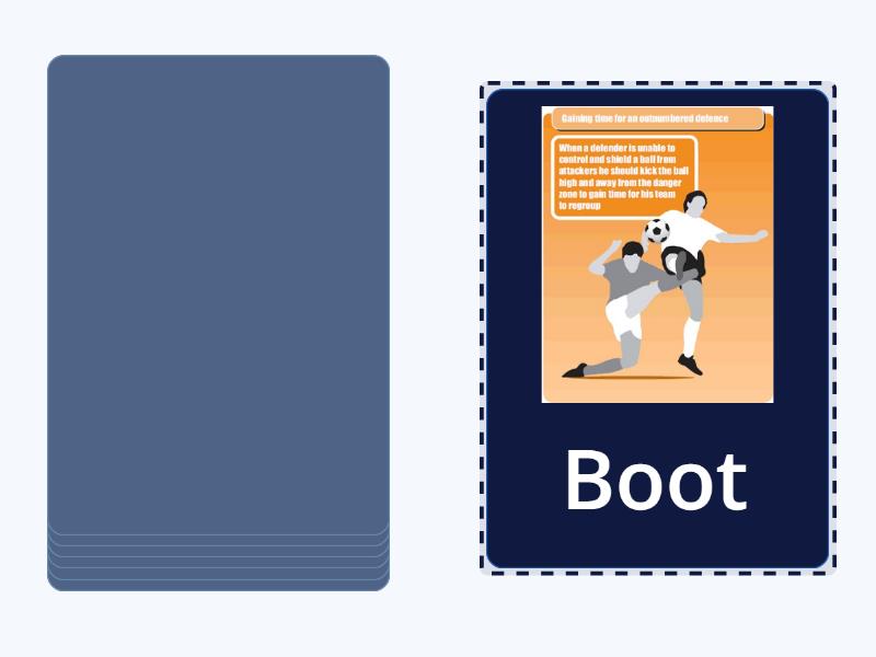 Verbs in Football - Speaking cards