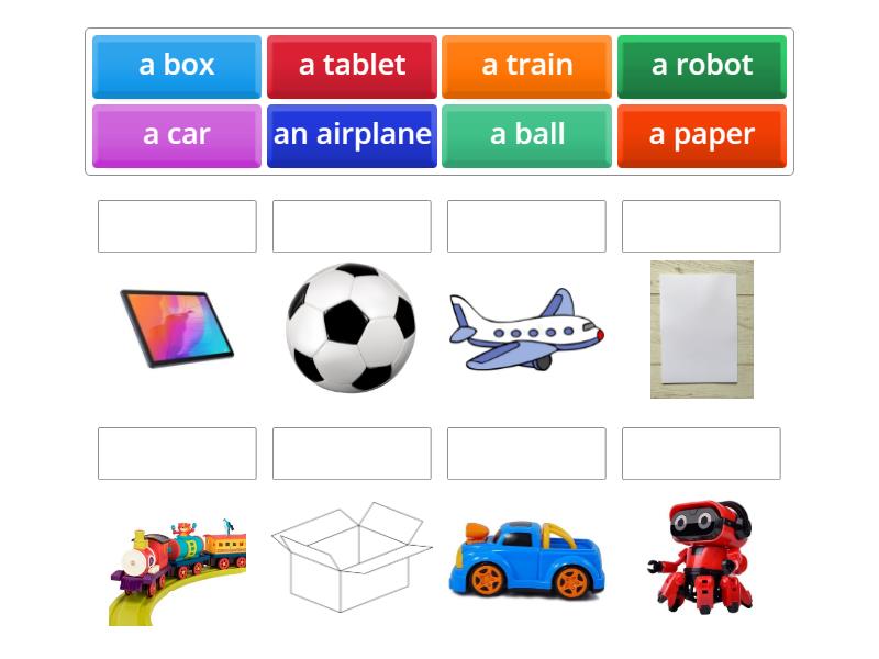 Unit 3 Toys - Match up