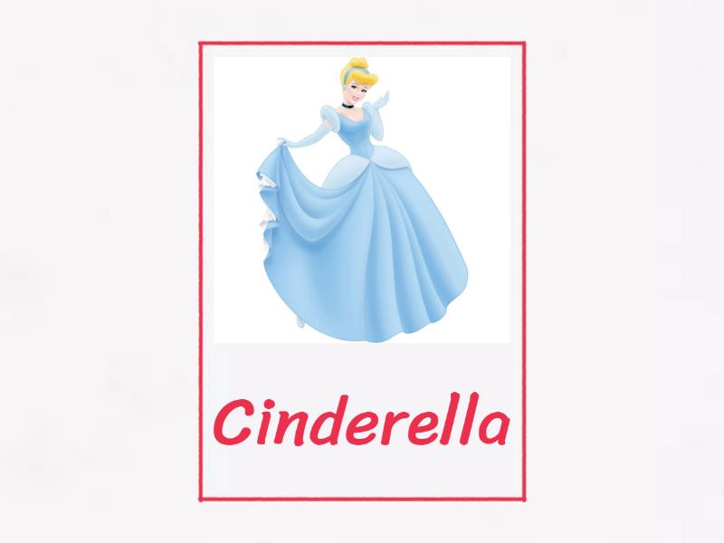 fairy tale`s characters - Flash cards