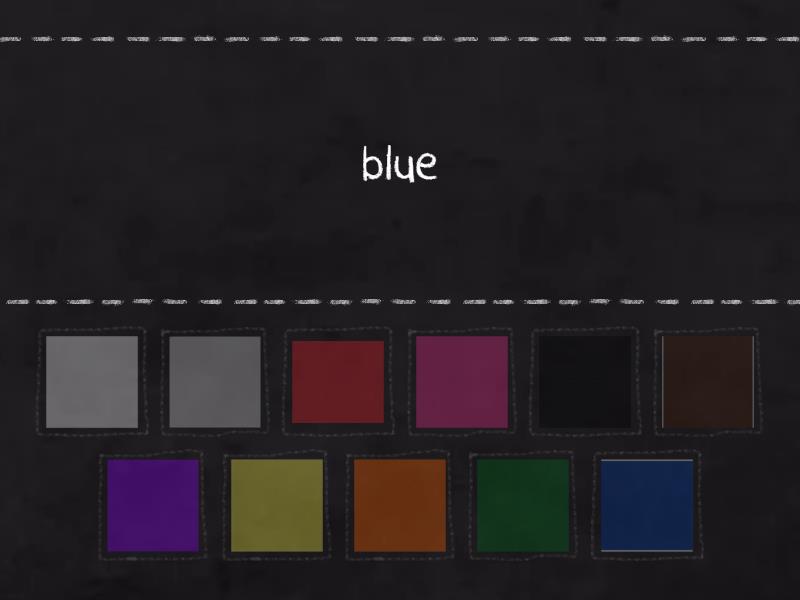 Sight words - Color - Find the match