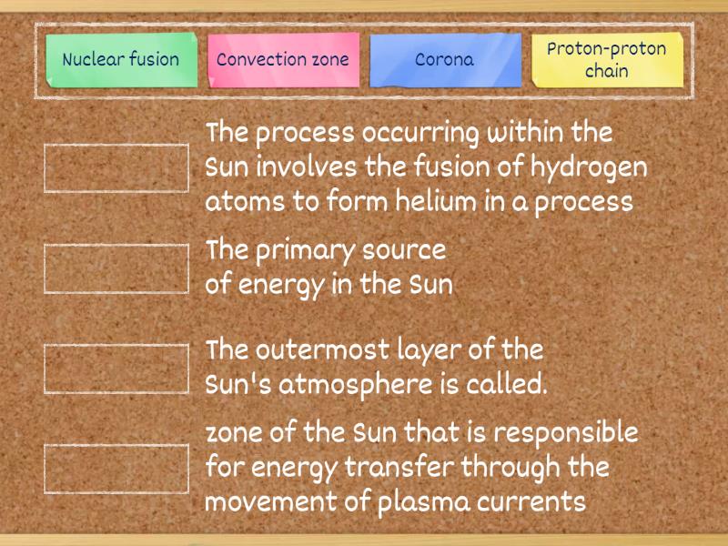 Match each term to its definition. - Match up