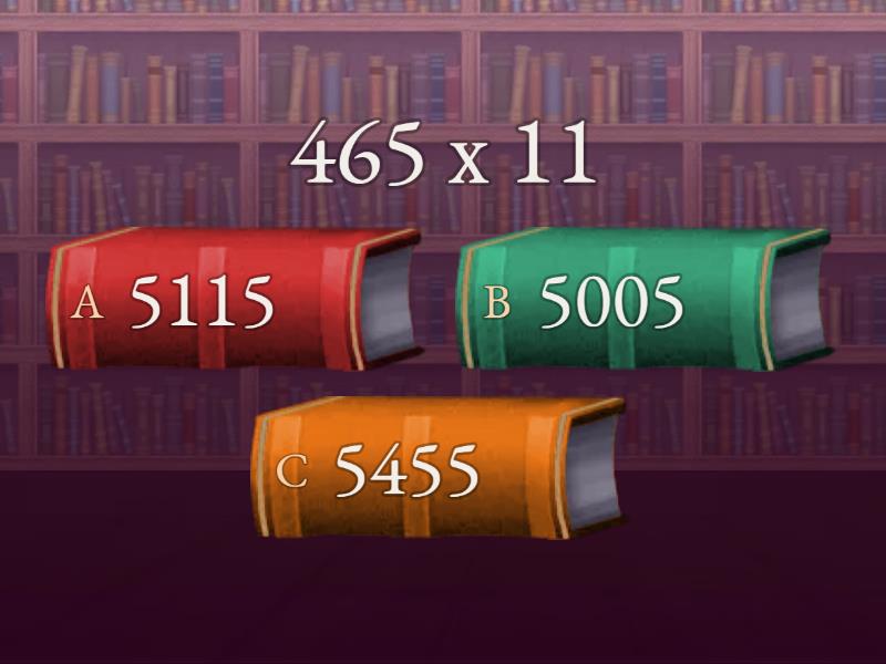 Multiply by 11 with 3 Digit numbers (Carry over) - Quiz