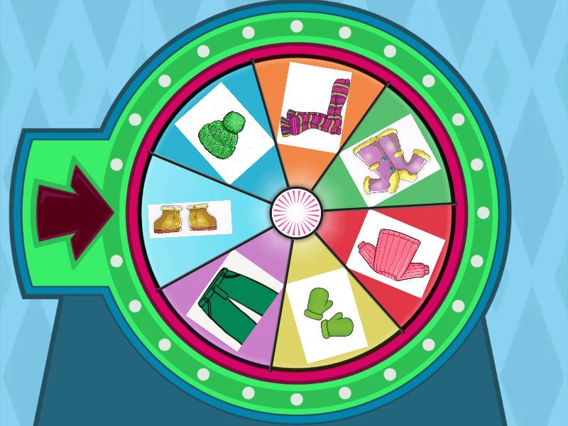RULETA Ropa invierno - Spin the wheel