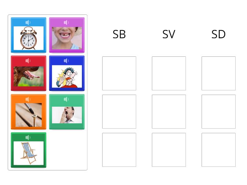 SB - SV - SD - Group sort
