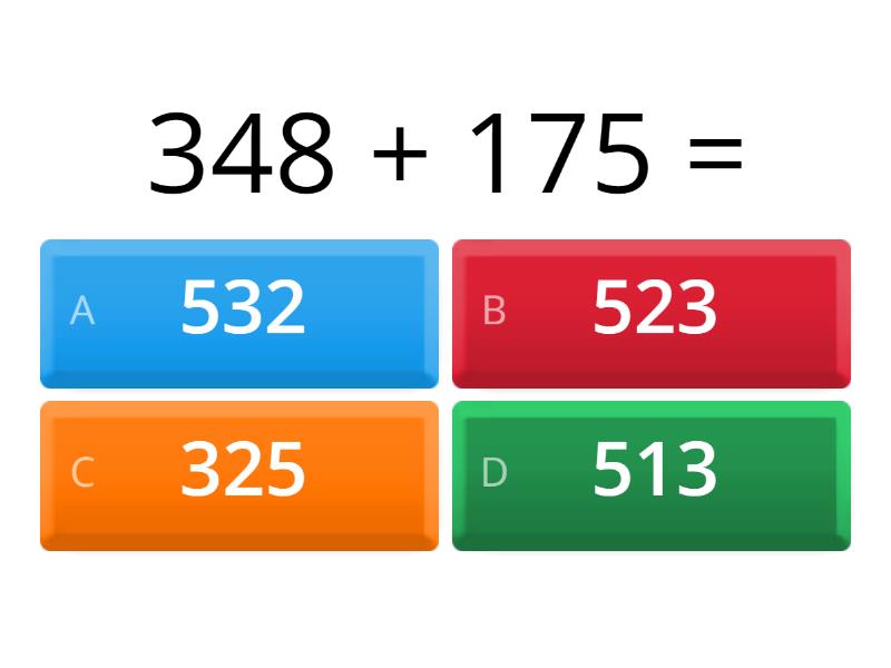 LETS PLAY MATH - Quiz