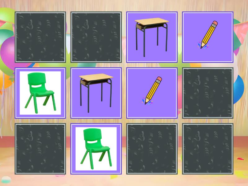 My classroom - Matching pairs