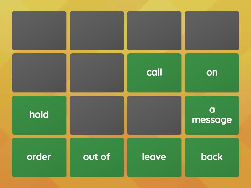 Words - Matching pairs