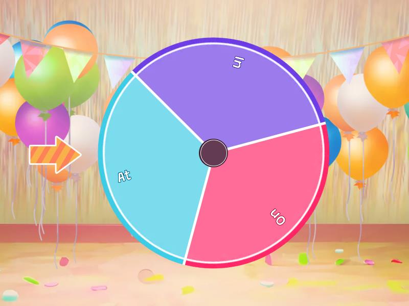 Prepositions of time - Spin the wheel