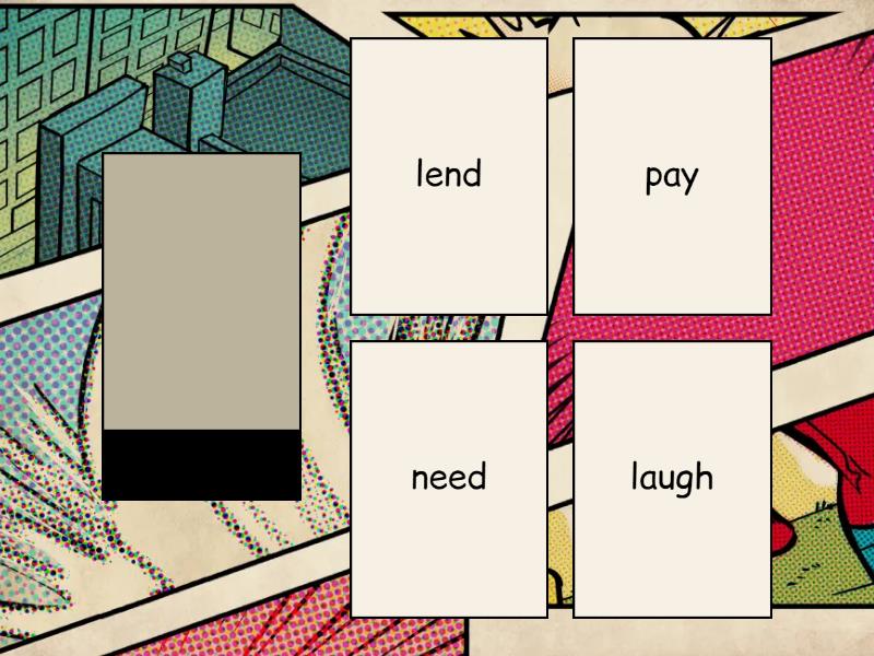 Regular + Irregular Verbs - Speaking cards
