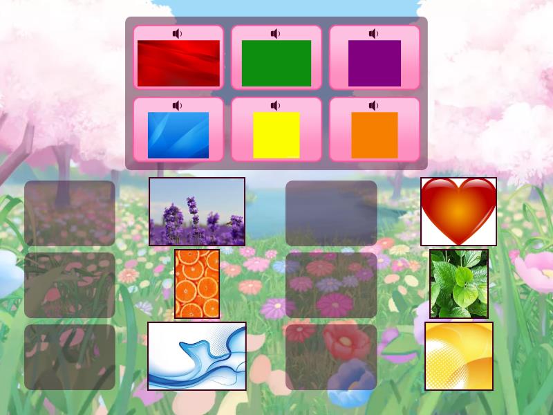 Menghubungkan warna & gambar - Match up