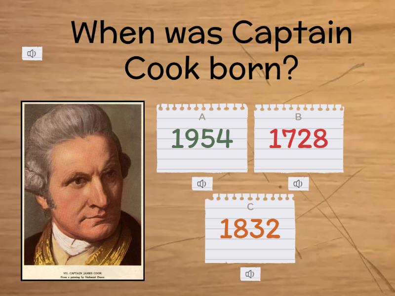 Captain Cook - Quiz