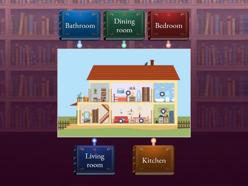 Parts of the house 2 - Labelled diagram