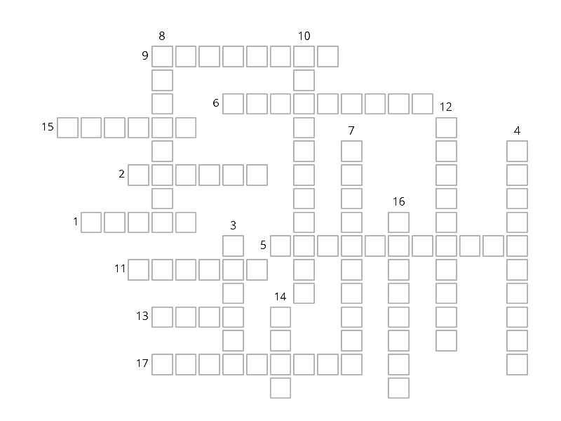 MICROSOFT WORD - Crossword