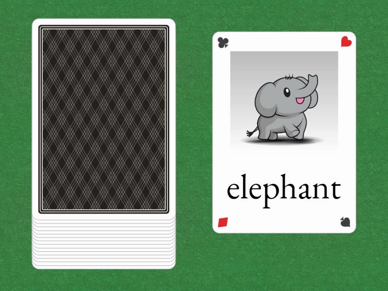 1.OP1 - Ee (elephant, egg, elbow, envelope). Open cards, listen and say ...