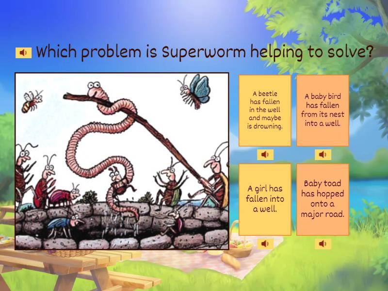 Superworm - (Questions about the Story) - Cuestionario