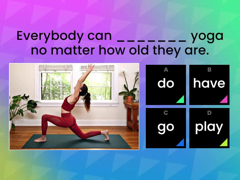 Keeping Fit: Vocabulary - Quiz