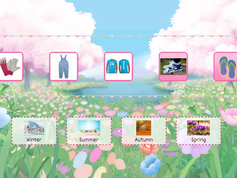 Season Clothes Sorting - Speed sorting