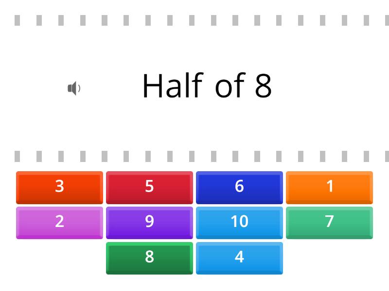 Half of numbers - Cada oveja con su pareja
