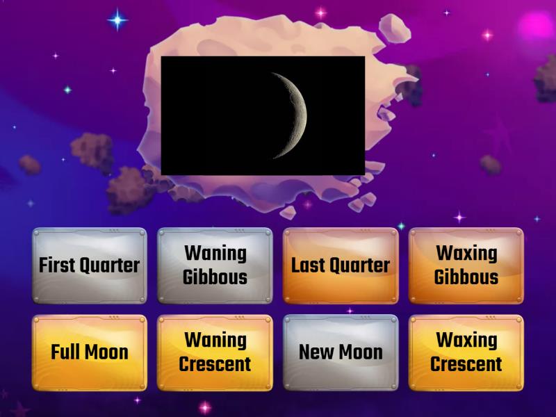 Phases of the Moon Match Up - Find the match