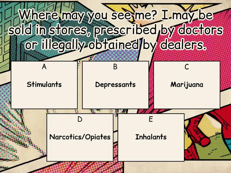 Dolan Drug Classifications Riddles - Quiz