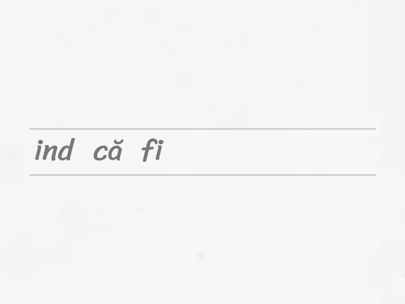 DESCOPERĂ CUVINTELE - vocale și consoane duble - Unjumble