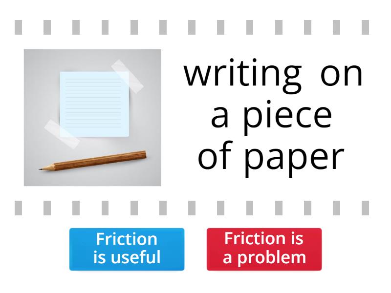 Is friction useful or not? - Verdadero o falso