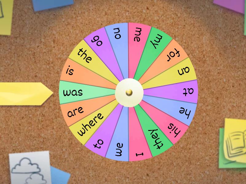 SHINY WORDS - Spin the wheel